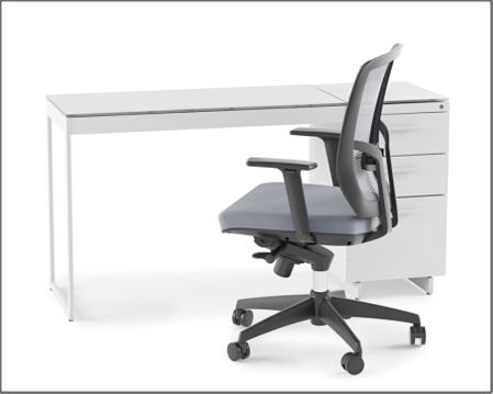 Centro Premium Modular Optical Dispensing Tables with Locking Cabinets