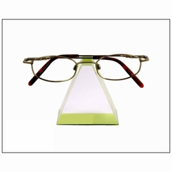 D1 - Triangular Acrylic Optical Display Blocks in 10 Vibrant Colors