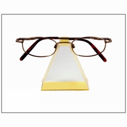 D1 - Triangular Acrylic Optical Display Blocks in 10 Vibrant Colors