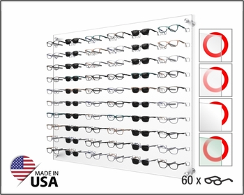 "DW" Acrylic Optical Frame Display Panels - Best Seller