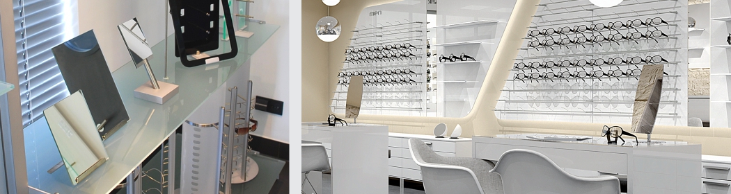 Mirrors for optical shops and sunglass stores from Framedisplays.com