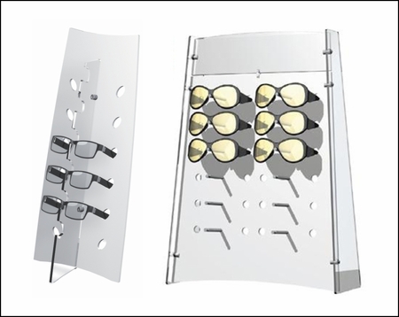 Optical Displays and Eyeglass Racks for Countertop Eyeglass Displays