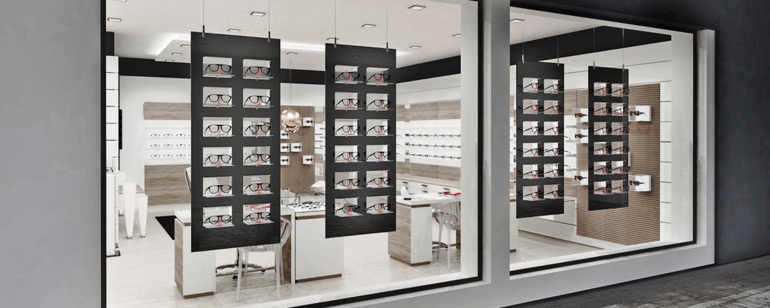 Hanging presentation elements - Optical Frame Display