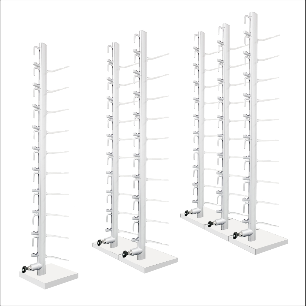 Locking Modular Counter Rods and Base for 10, 20,30,40 and 50 Optical ...