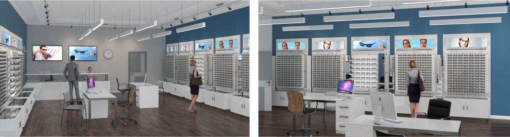 Modular Optical Display Cabinets - Custom Cabinets & Shelving from ...