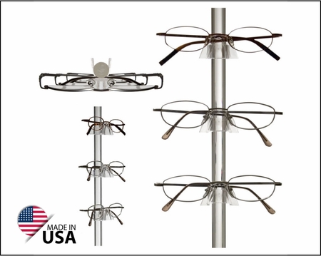 Custom acrylic eyewear rods from Framedisplays.com