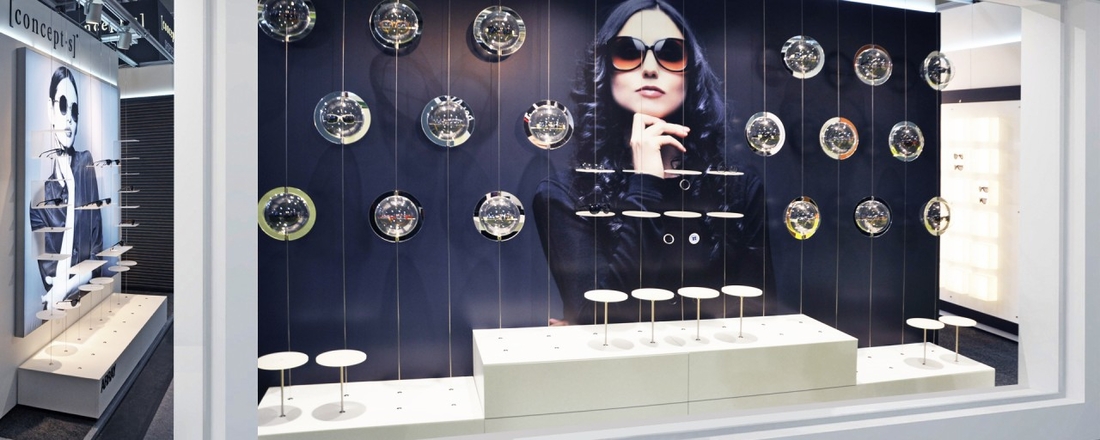 Shop window Optical Frame Display systems