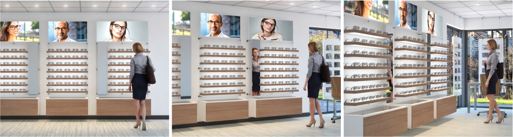 TOP-LED Optical Frame Display Shelves and Panels