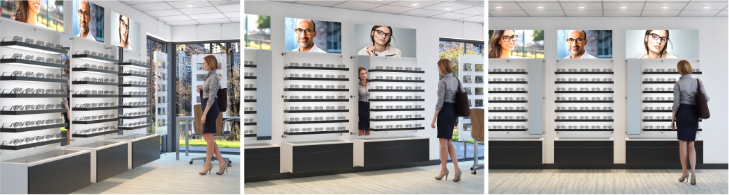 TOP-LED Optical Frame Display Shelves and Panels