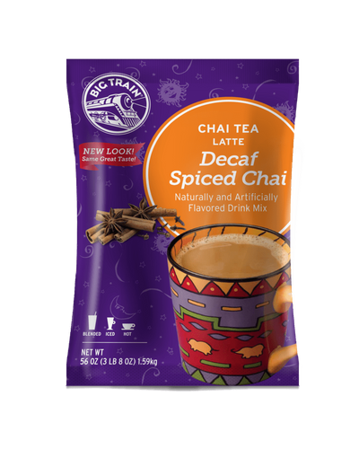 Big Train Decaf Spiced Chai Tea - Big Train Decaf Chai