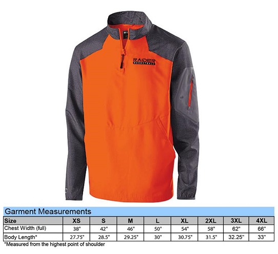 1/4 ZIP PULLOVER JACKET - EMB LOGO