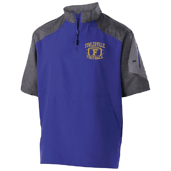 1/4 ZIP SHORT SLEEVE PULLOVER JACKET-ADULT