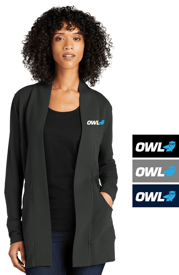 WOMEN'S MICROTERRY CARDIGAN