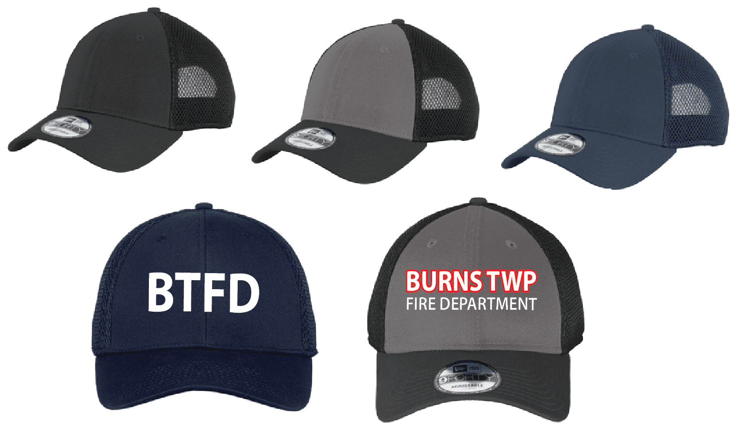 BTFD NEW ERA ADJUSTABLE TRUCKER HAT - SNAP BACK