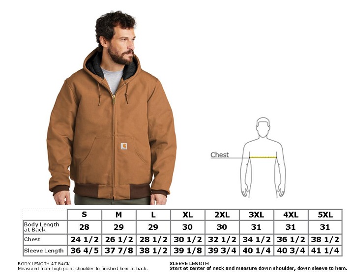 CARHARTT QUILT LINED DUCK JACKET