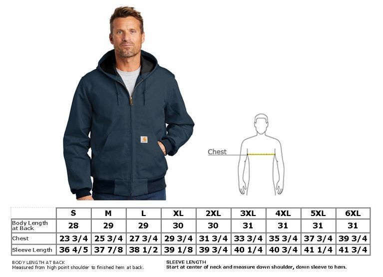 CARHARTT THERMAL LINED DUCK ACTIVE JAC