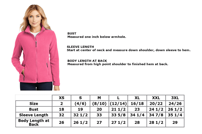 FULL ZIP FLEECE JACKET - WOMEN'S