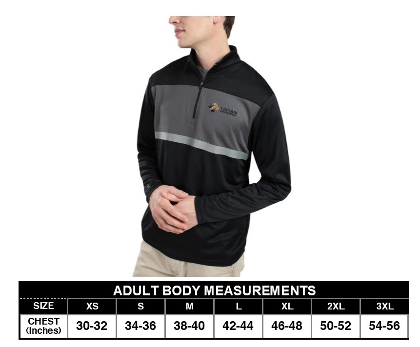 PEFORMANCE 1/4 ZIP LT WEIGHT PULLOVER - MEN'S