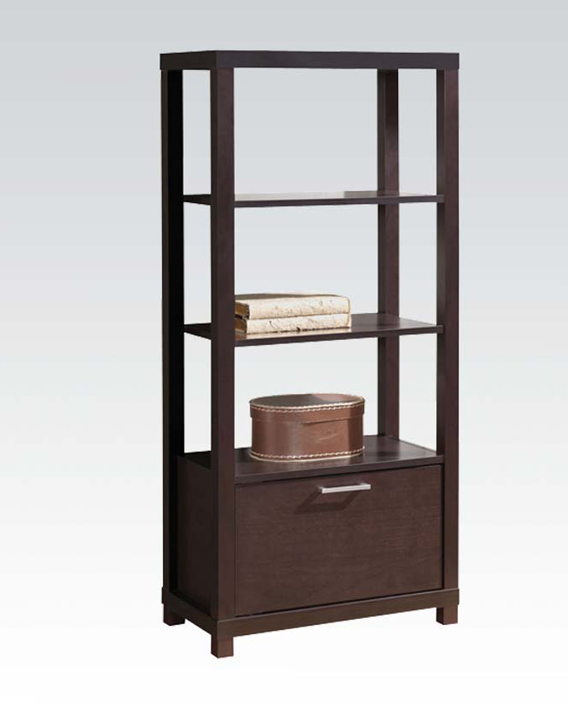 Acme Furniture Bookcase w/ One Drawer AC92065