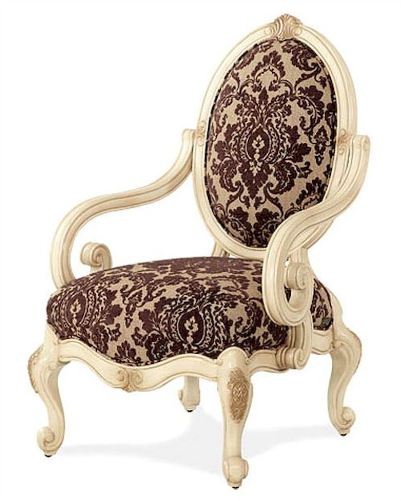 AICO Accent Chair Lavelle in Blanc AI-54834-TOPAZ-04