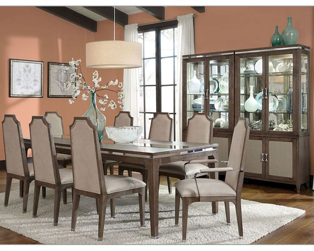 AICO Dining Room Set Biscayne West in Haze Finish AI-80000-200SET