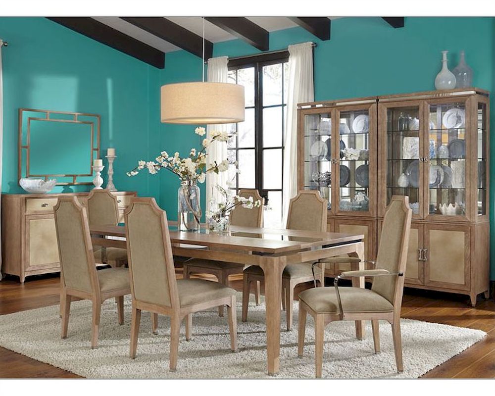 AICO Dining Room Set Biscayne West in Sand Finish AI-80000-102SET