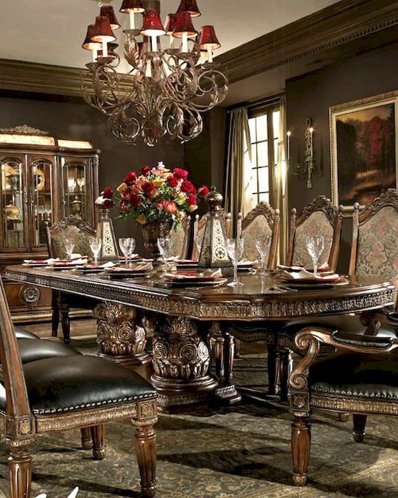 AICO Dining Table Villa Valencia AI-72002TBBP