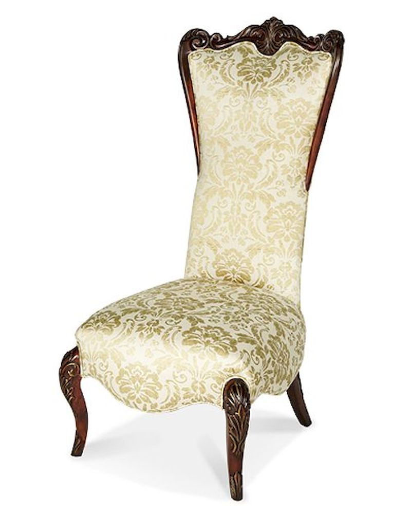 AICO Imperial Court High Back Wood Trim Chair AI-79834-CHPGN-40
