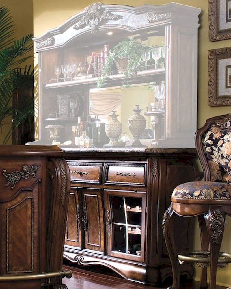 AICO Wall Bar Base Oppulente in Sienna Spice AI-67509B-52