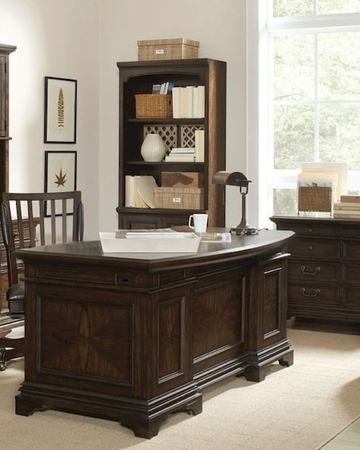 Aspenhome Curved Executive Desk Essex ASI24-303