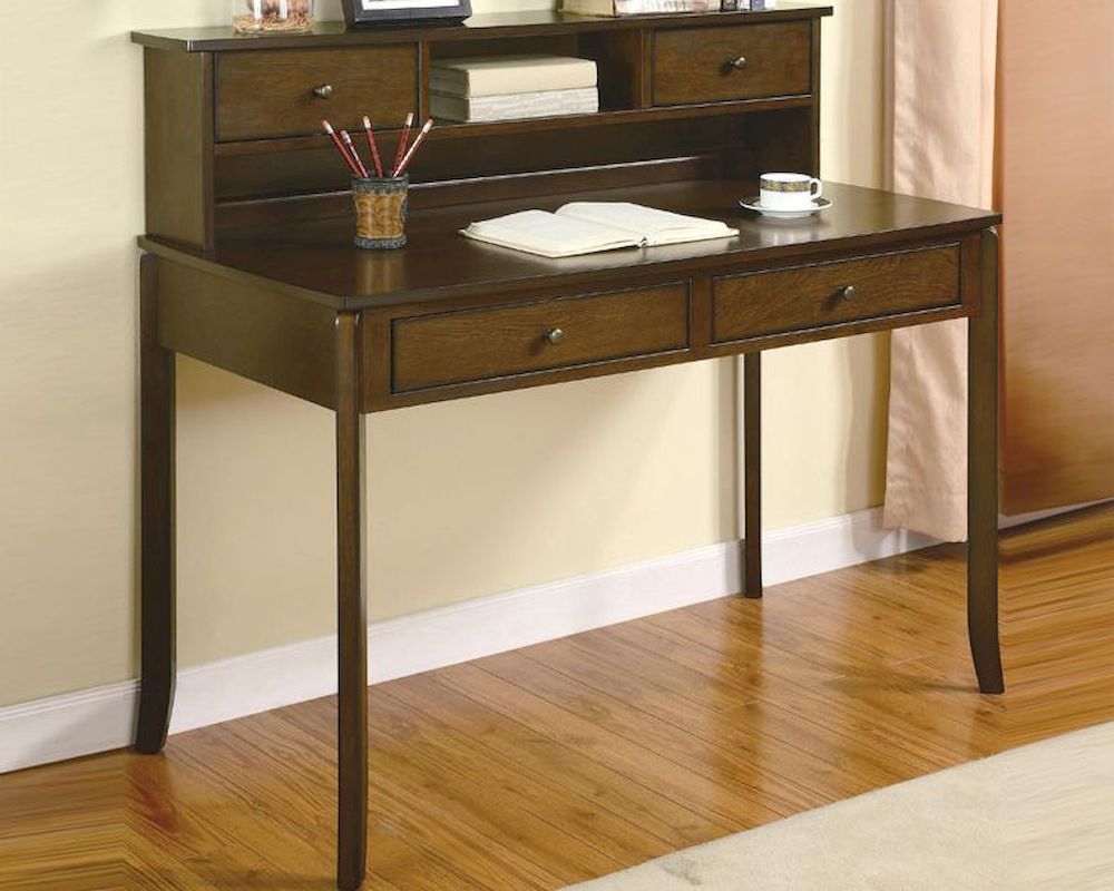 Classic Writing Desk with Small Storage Hutch CO800769