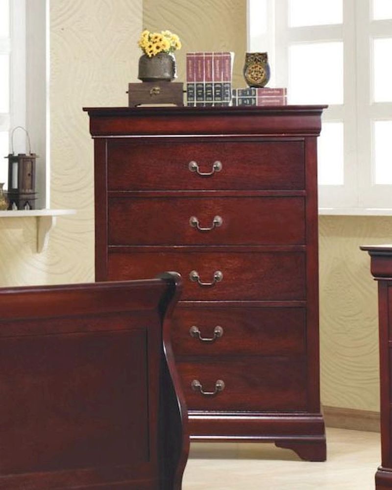 Coaster Louis Philippe Chest in Cherry CO-203975