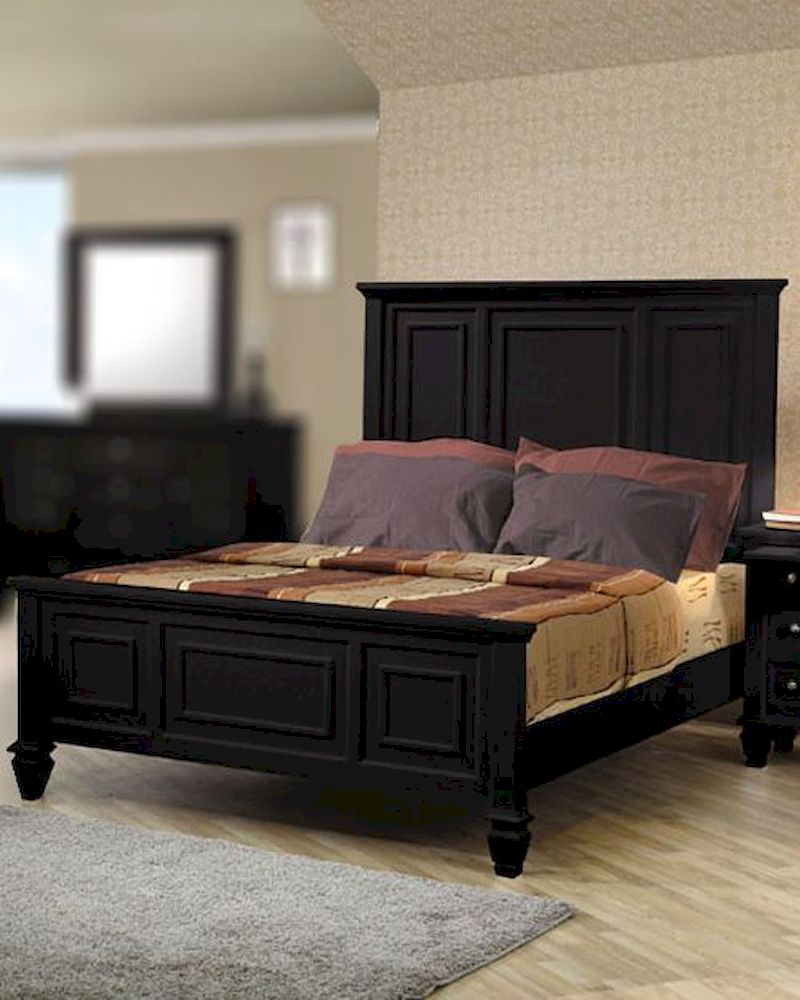 Coaster Sandy Beach Bed in Black CO-201321