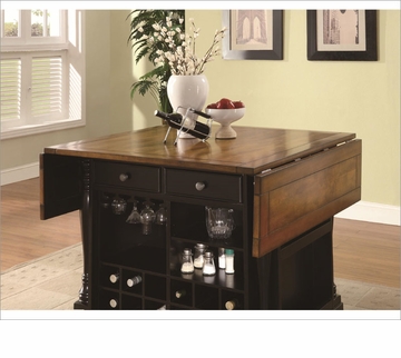 Coaster Two-Tone Kitchen Island Kitchen CArts CO-102270-71