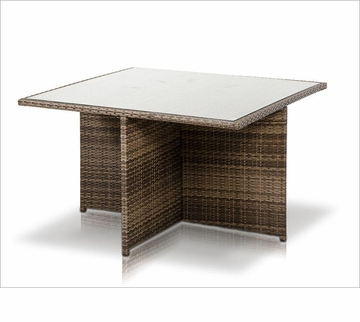 Contemporary Square Compact Patio Set 44P223-SET