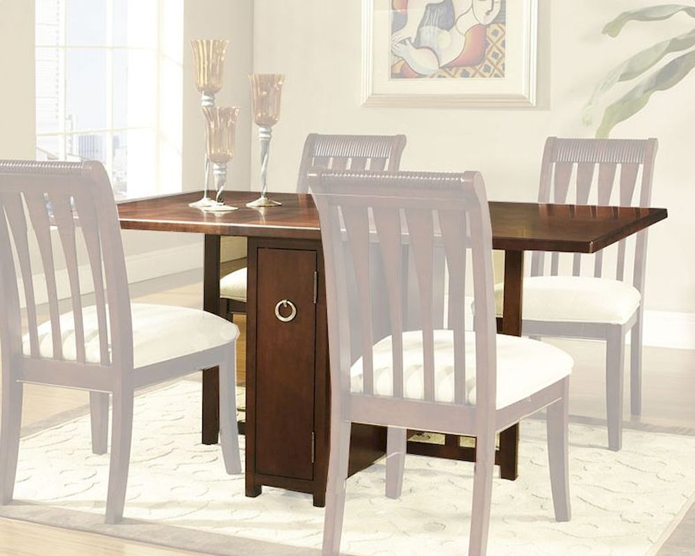 Deep Cherry Finish Dining Gate Leg Table Caress by Somerton SO-629G60