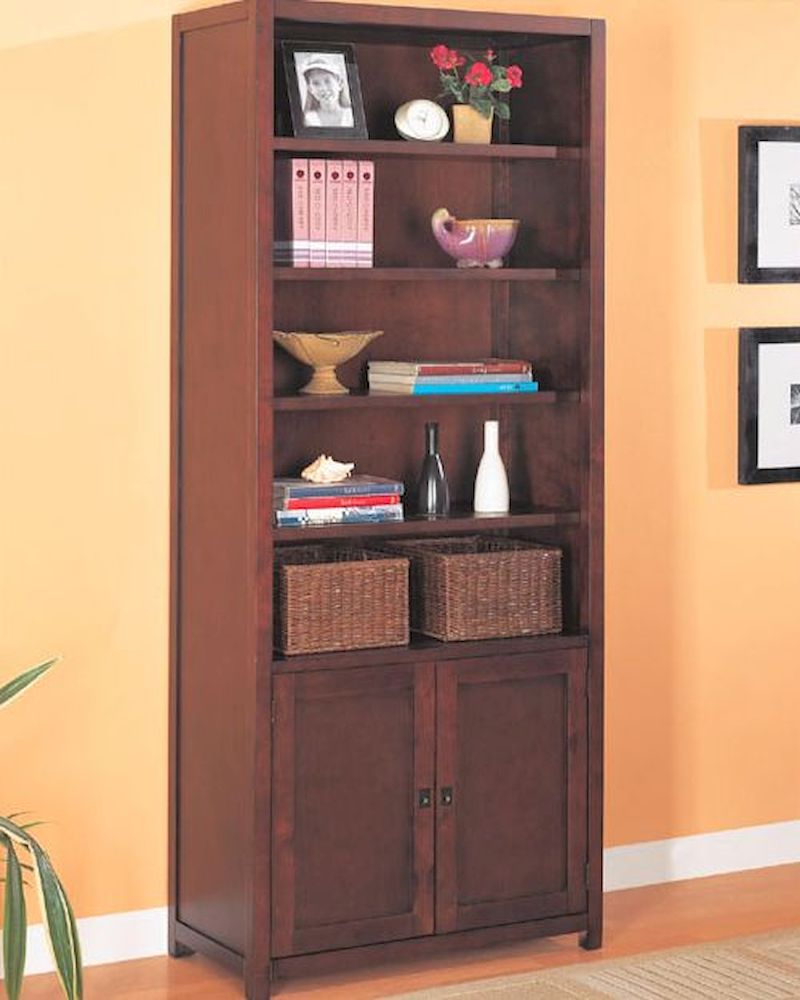 Dickson Combination Bookcase with Shelves and Cabinet CO800363