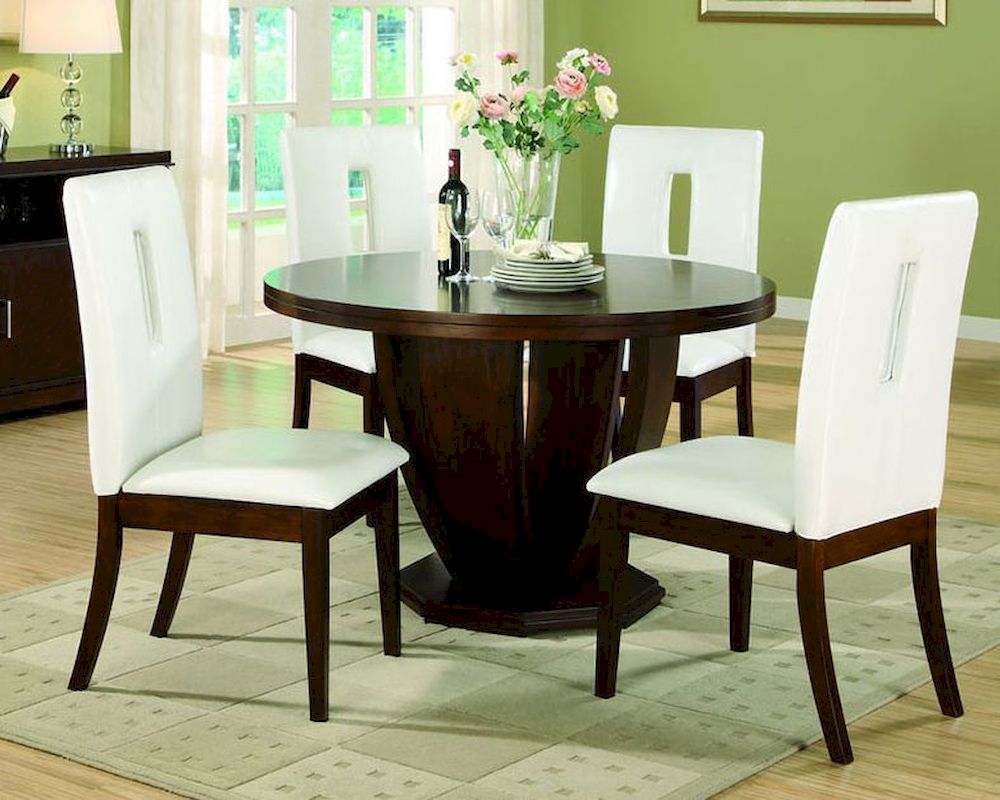 *Dining Set w/ Round Table Elmhurst by Homelegance EL-1410-48-SET