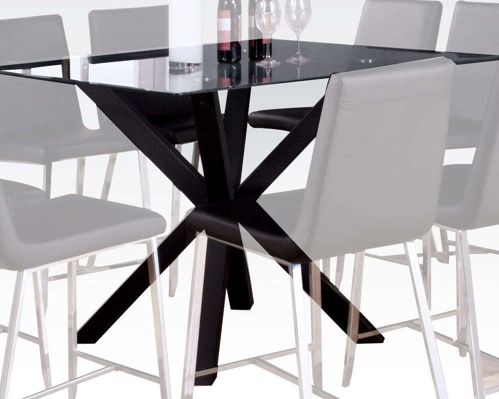Glass Counter Height Table Lenia by Acme Furniture AC71000