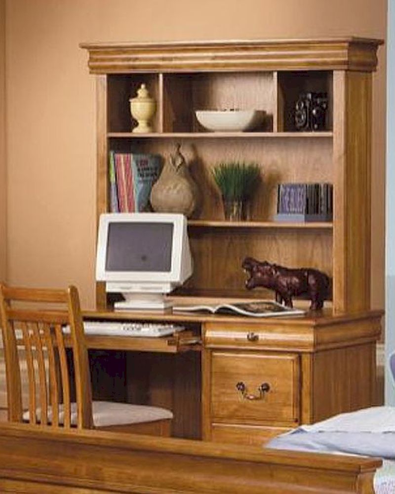 Hamilton Single Pedestal Student Computer Desk and Hutch CO40005