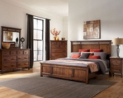 Intercon Storage Bedroom Set Wolf Creek INWK-BR-6190SET