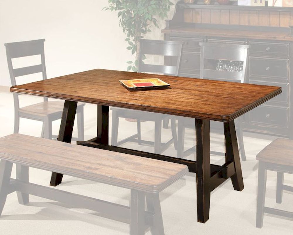 Intercon Fixed Top Dining Table Winchester IN-WN-TA-4270-BHN-TAB