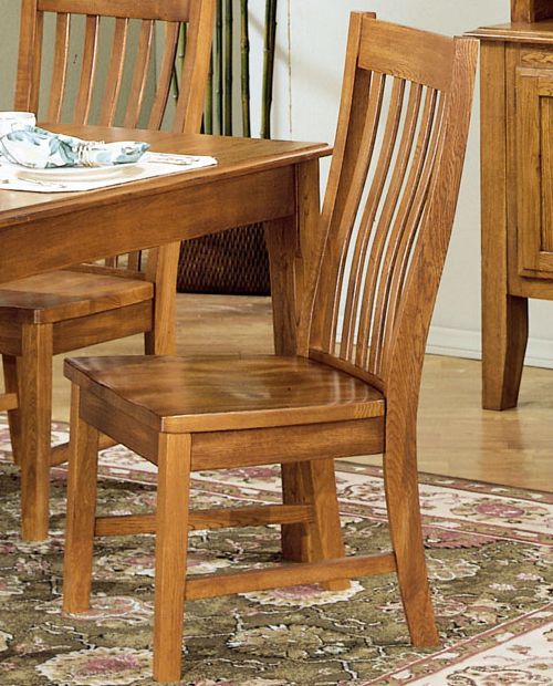 Intercon Slat Back Side Chair Cambridge INCBN260 (Set of 2)