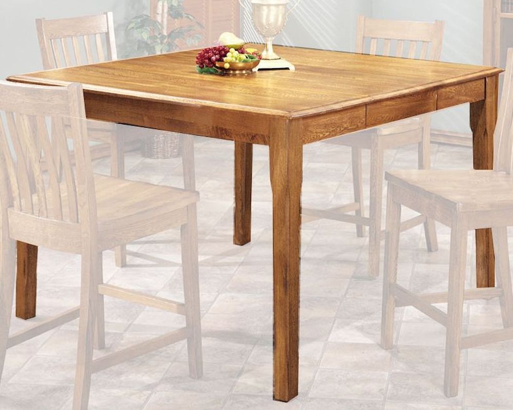 Intercon Solid Oak Counter Height Dining Table Cambridge INCB5454GTAB