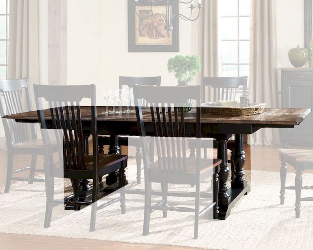 Intercon Solid Oak Dining Table Gramercy Park INGP4296TAB