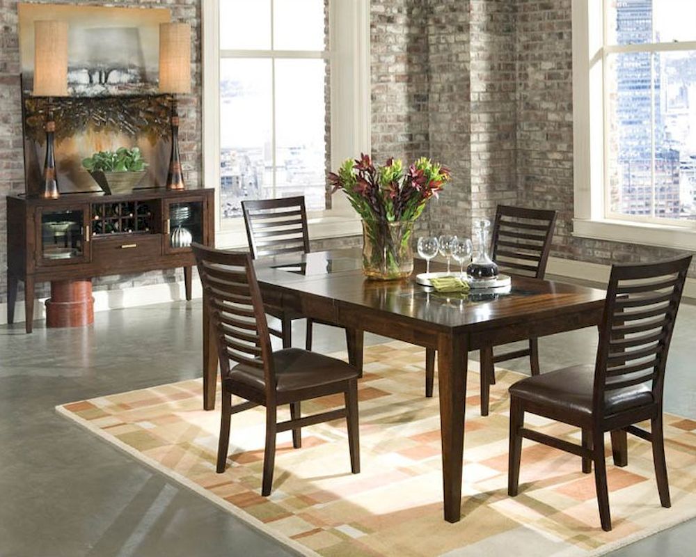 Intercon Solid Wood Dining Set Kashi INKI4278SET