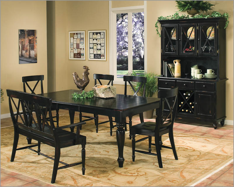 Intercon Solid Wood Dining Set Roanoke INRN4478SET