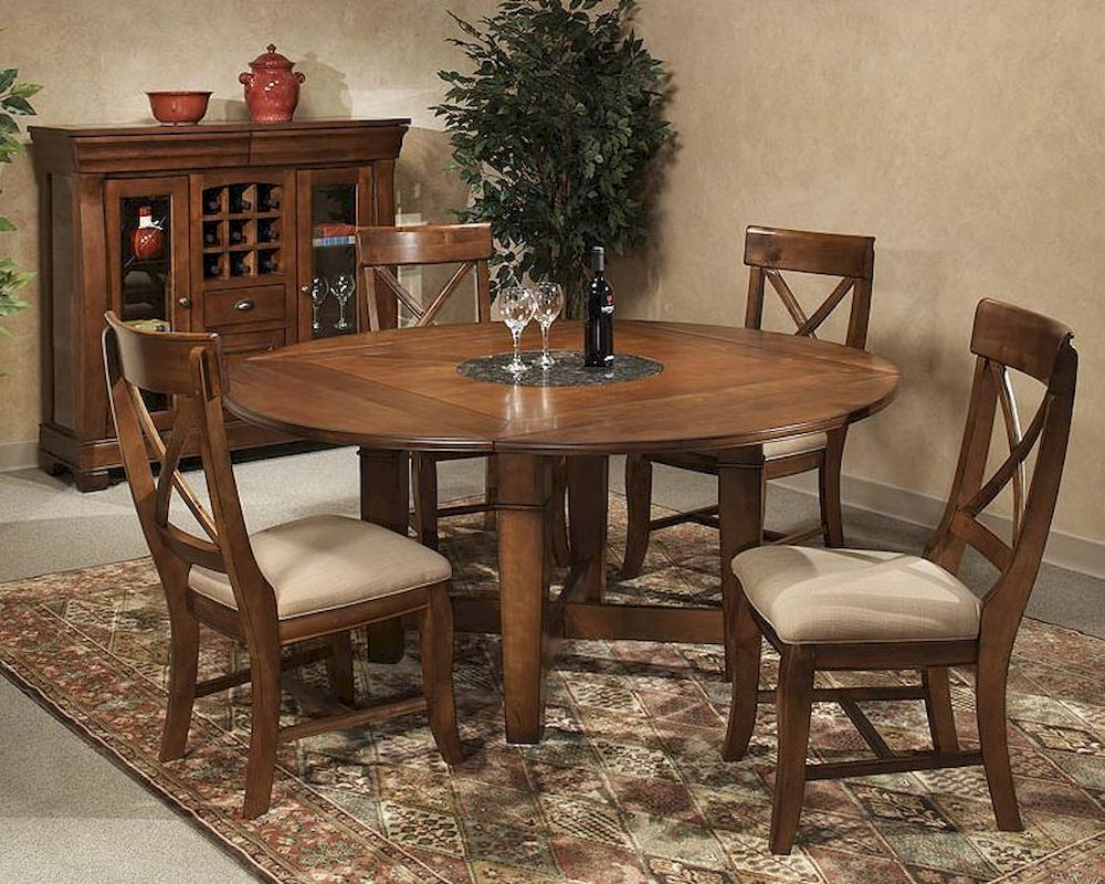 Intercon Verona Solid Birch Dining Set INVC4646SET