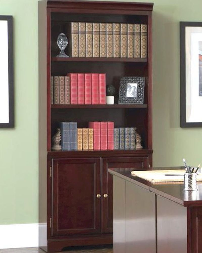 Lawrenceville Open Bookcase with Storage Base Cabinet CO800575