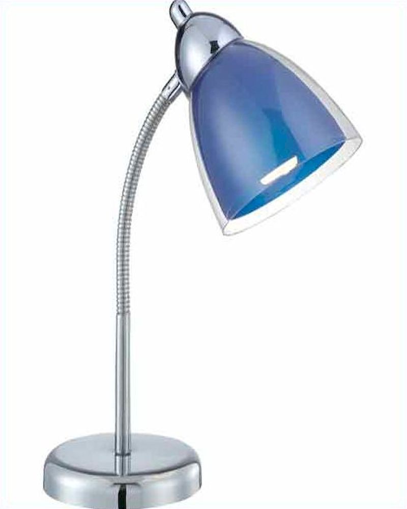 Lite Source Desk Task Lamp Blue Selika LS-21614C-BLU